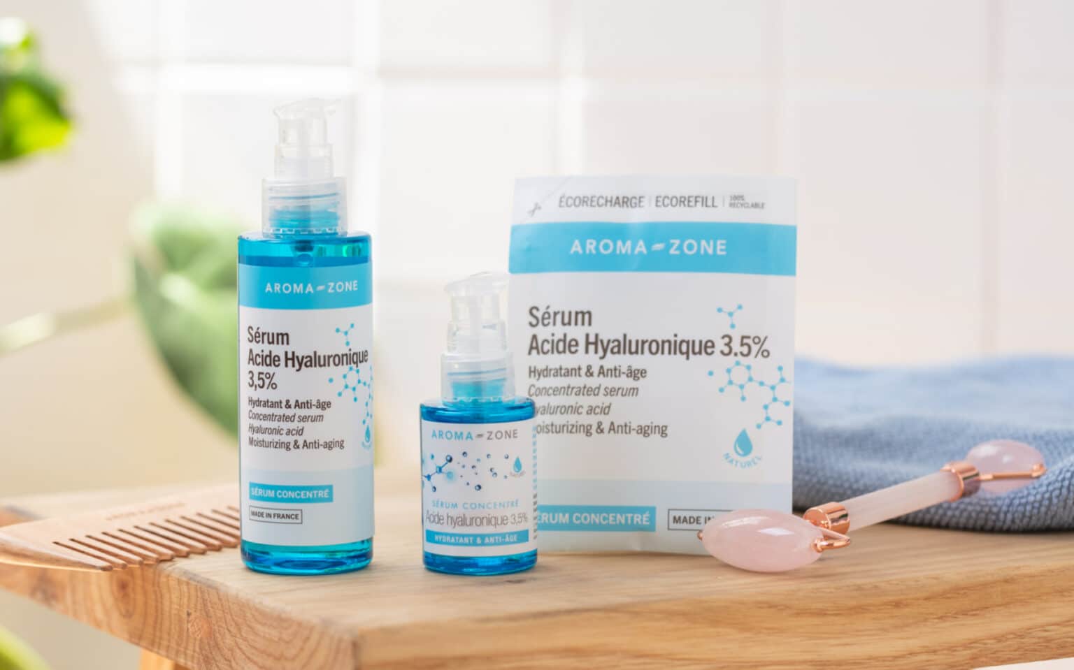 Mon avis et mes conseils d'utilisation du Sérum Concentré d'Acide Hyaluronique d'Aroma-Zone